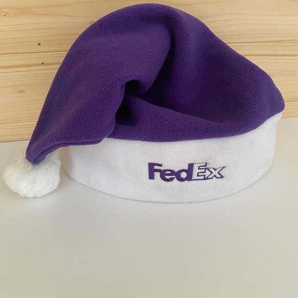 Accessories | Fedex Fleecestyle Purple White One Size Fits Most Santa ...